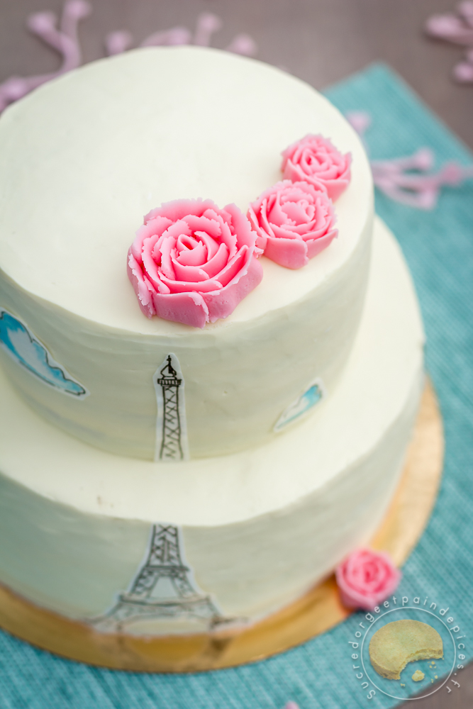 Layer cake Paris : coco, mangue, passion - Sucre d'Orge et Pain d'Epices