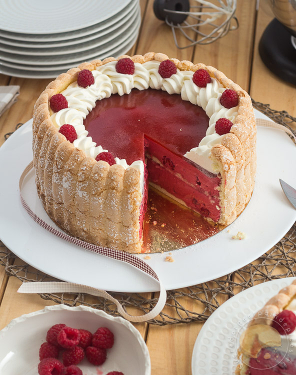 Charlotte à la framboise - Sucre d'Orge et Pain d'Epices